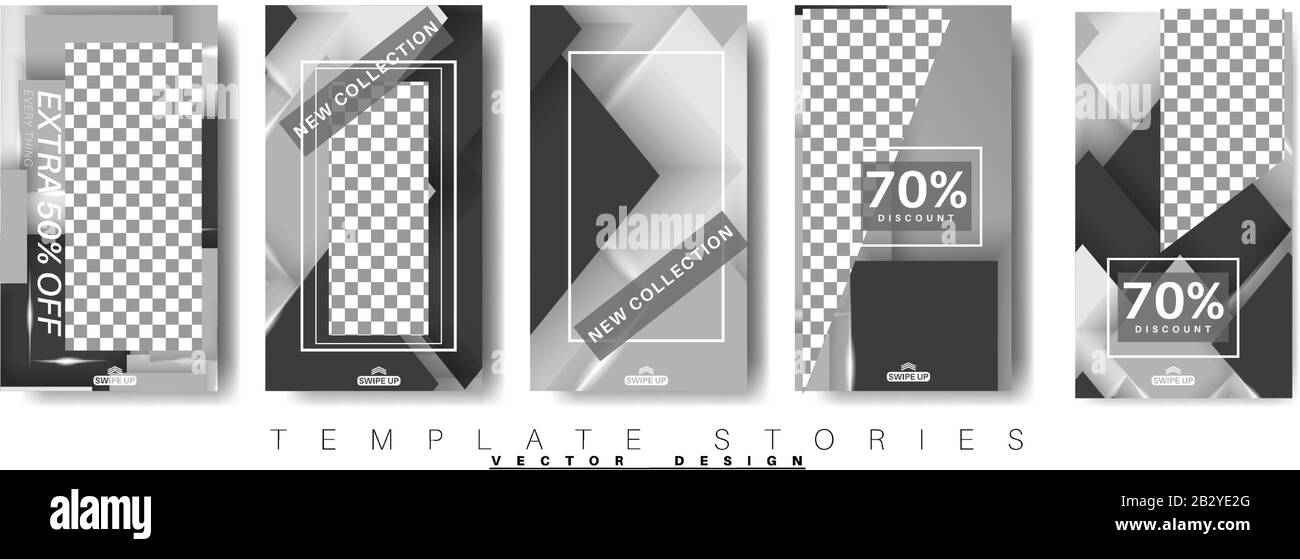 abstract vector story template for your social media. design vector ...