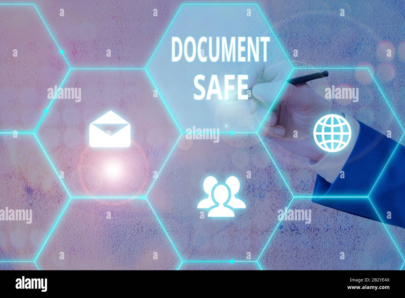 Handwriting text writing Document Safe. Conceptual photo keep your ...