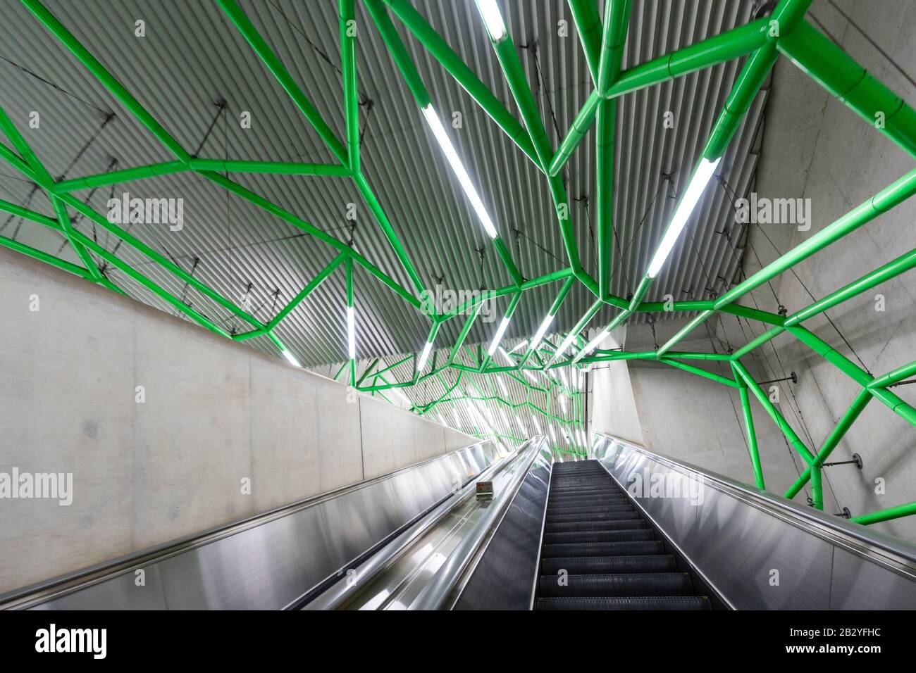 Toei Oedo Line Iidabashi Station, Bunkyo-Ku, Tokyo, Japan Stock Photo ...
