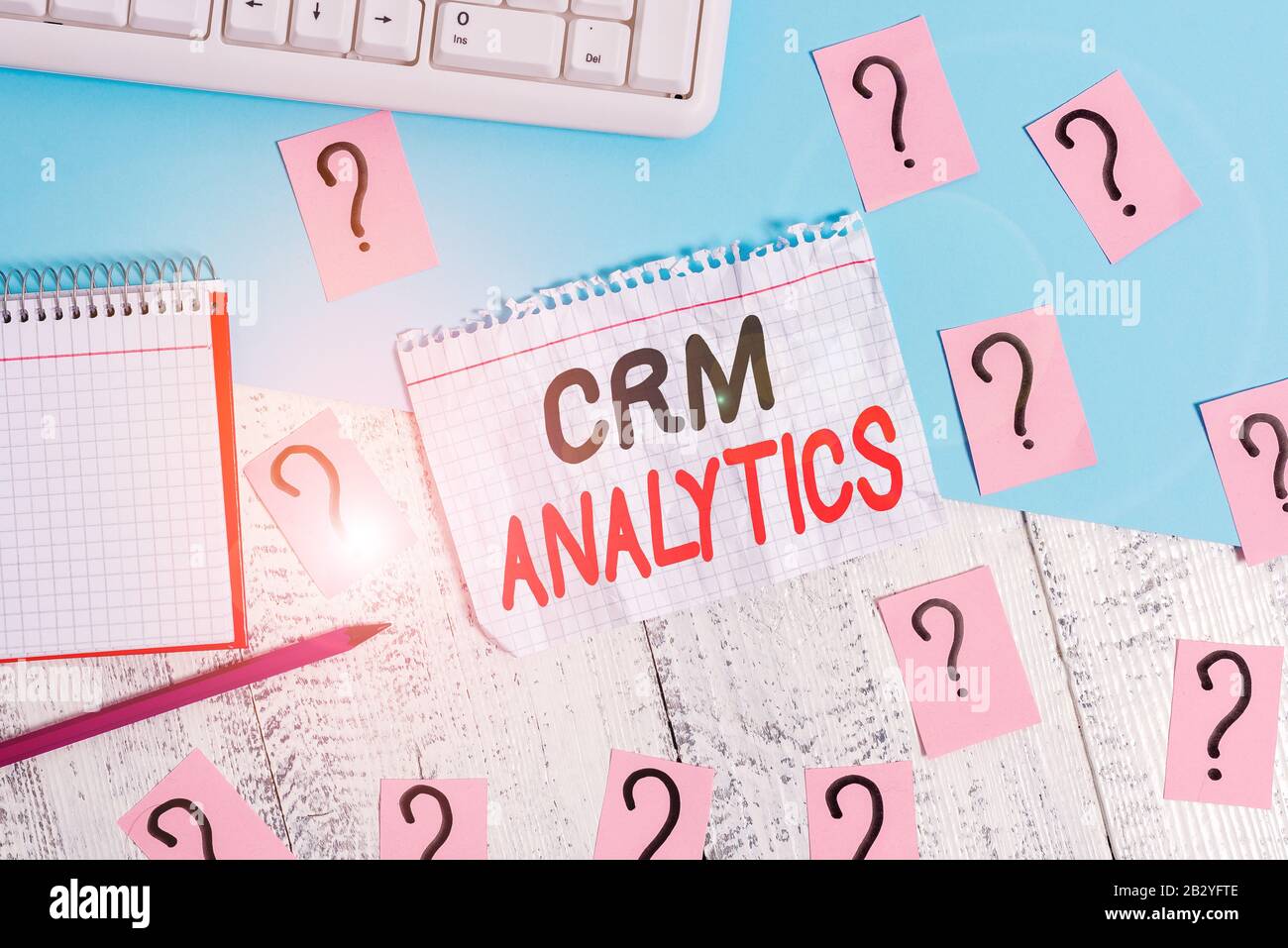 Conceptual Hand Writing Showing Crm Analytics Concept Meaning Applications Used To Evaluate An