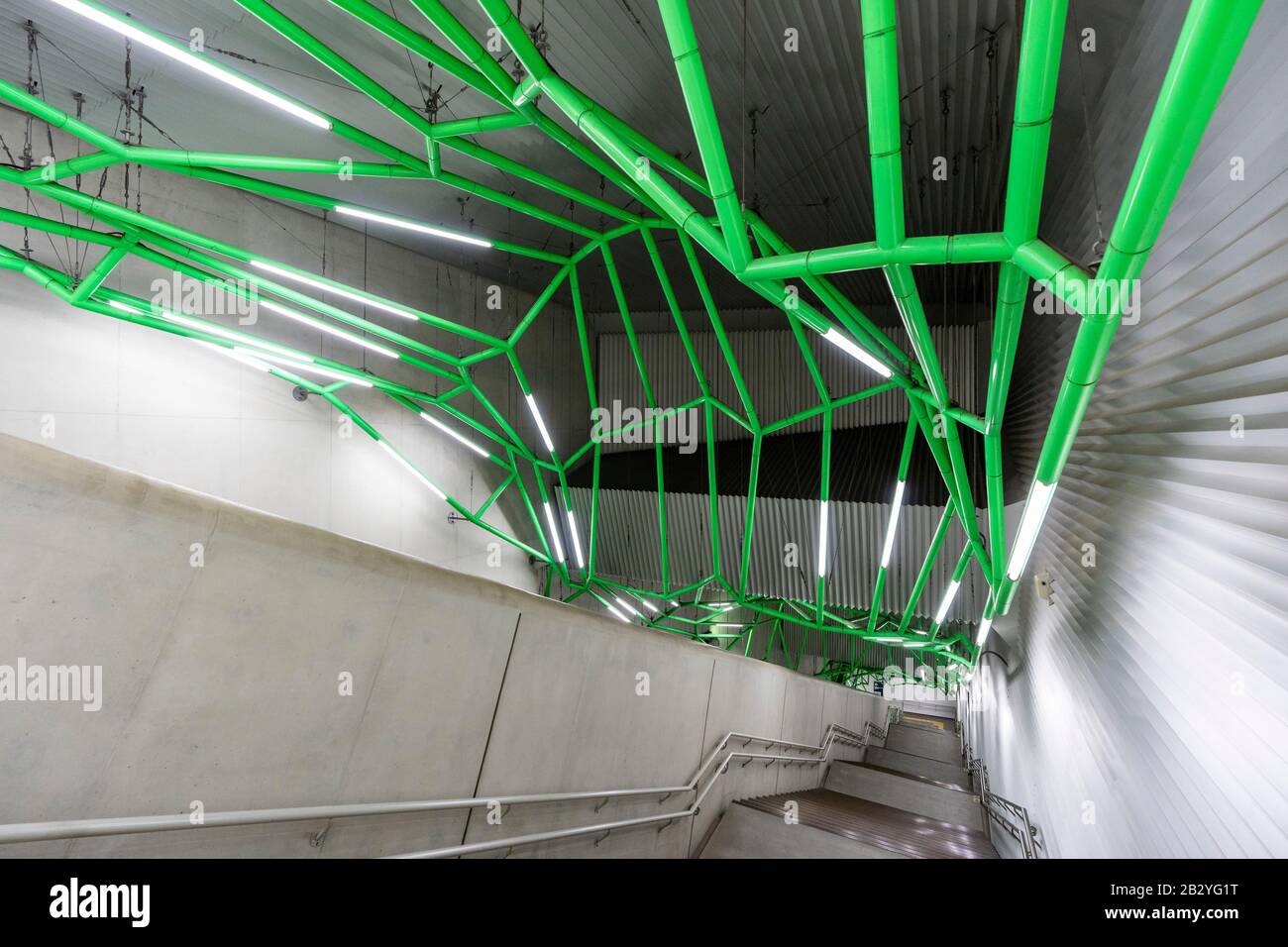 Toei Oedo Line Iidabashi Station, Bunkyo-Ku, Tokyo, Japan Stock Photo ...