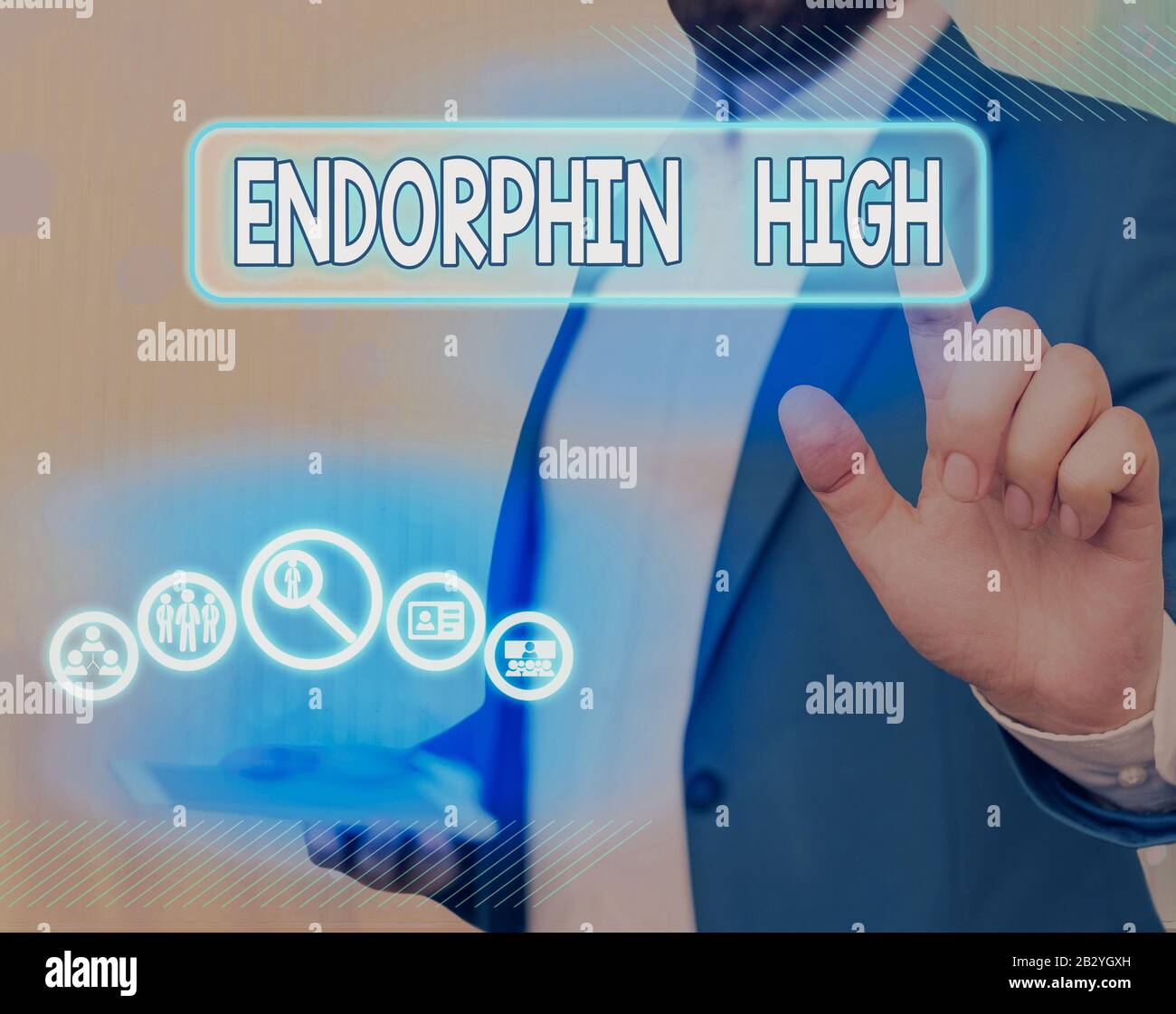 Endorphins molecular structure hi-res stock photography and images - Alamy