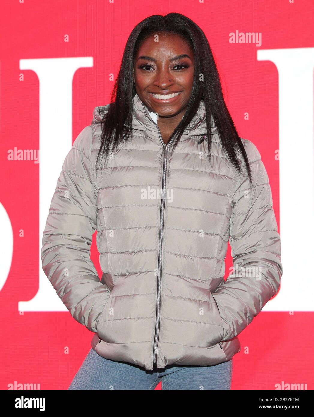 New York, NY, USA. 3rd Mar, 2020. Simone Biles at a public appearance ...