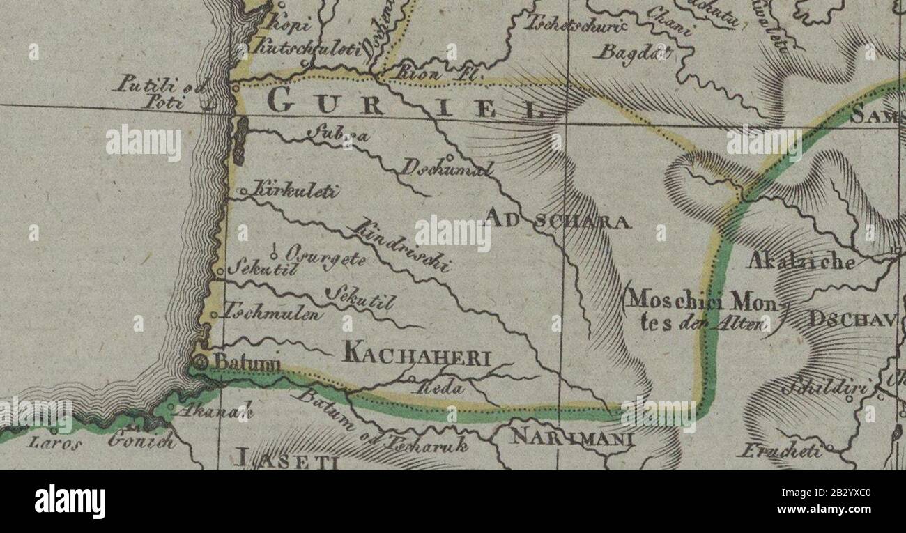 Gegeichnet von I.C.M. Reinecke. Guriel. 1804 Stock Photo - Alamy