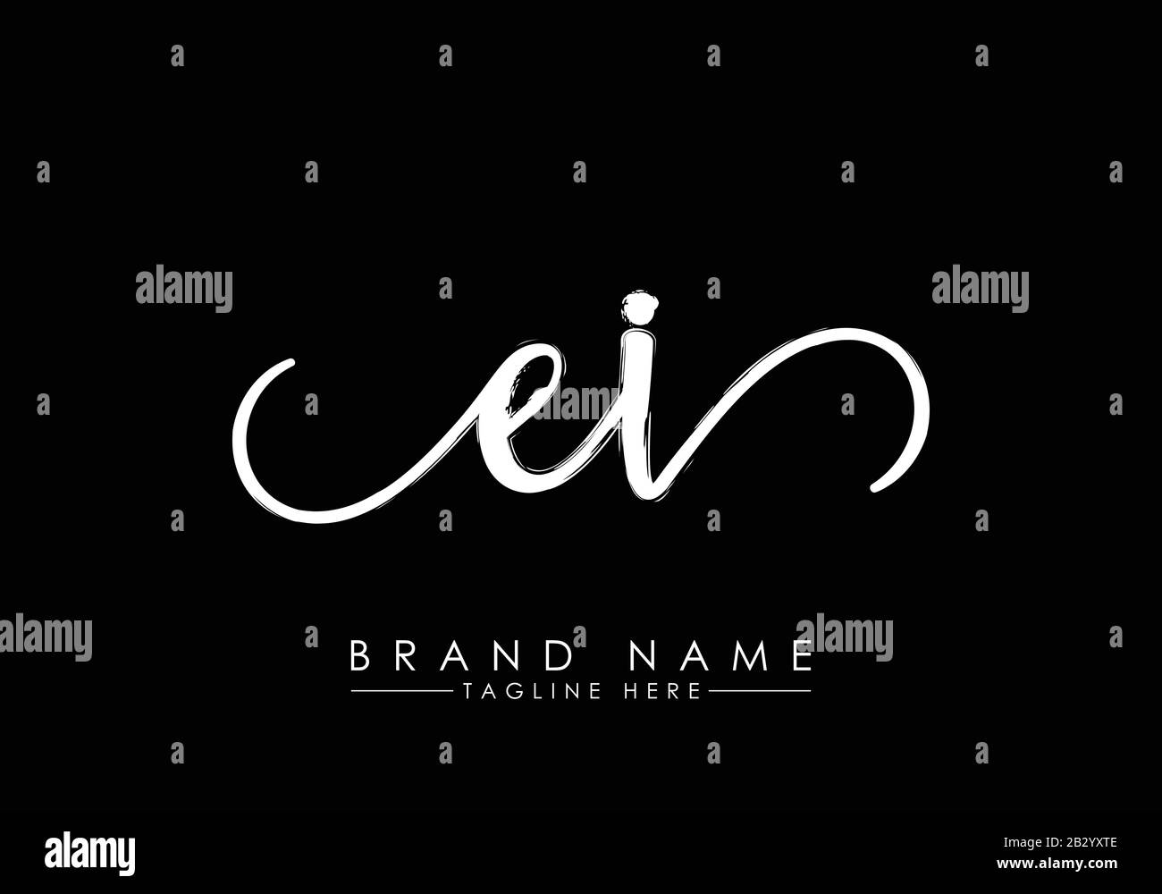 I fashion logo Black and White Stock Photos & Images - Alamy
