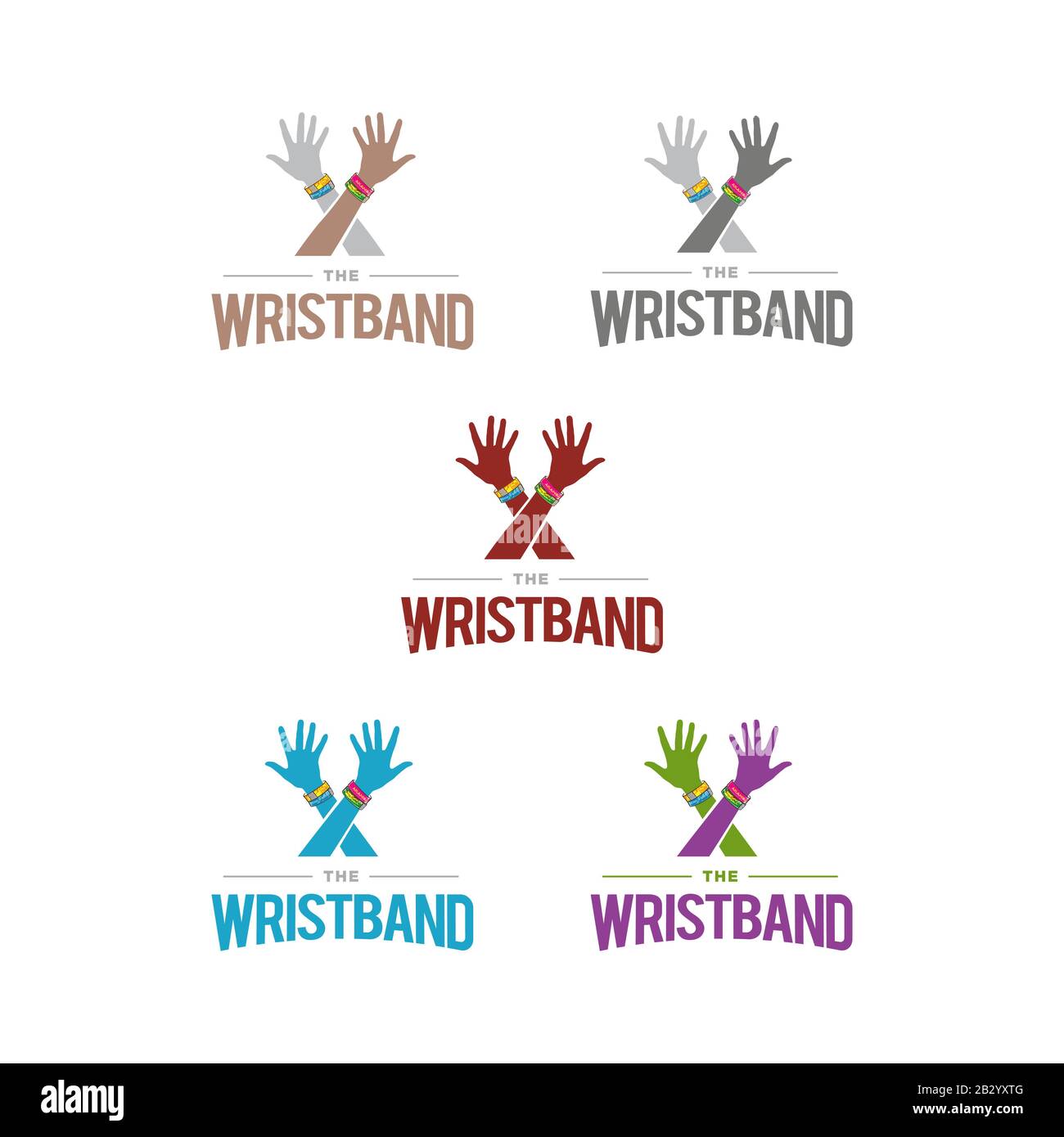 Wristband vector vectors hi-res stock photography and images - Alamy