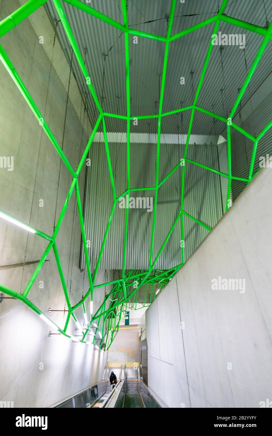 Toei Oedo Line Iidabashi Station, Bunkyo-Ku, Tokyo, Japan Stock Photo ...