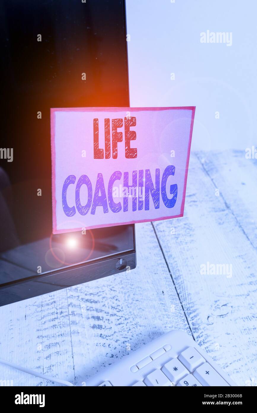 Conceptual hand writing showing Life Coaching. Concept meaning a ...