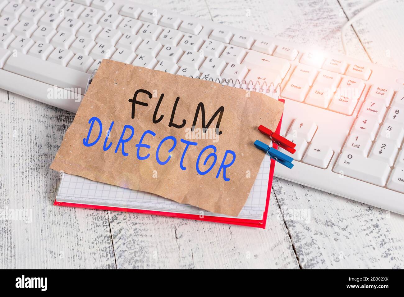 Handwriting text writing Film Director. Conceptual photo a ...