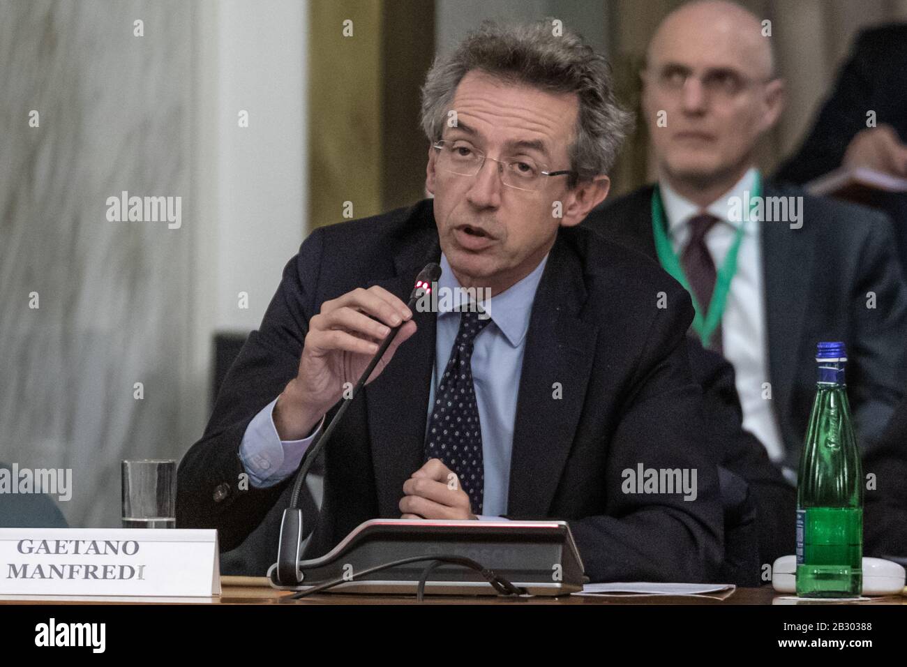 Minister gaetano manfredi hi-res stock photography and images - Alamy