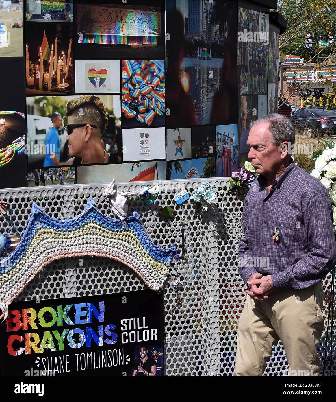 Democratic presidential candidate former New York mayor Mike Bloomberg ...