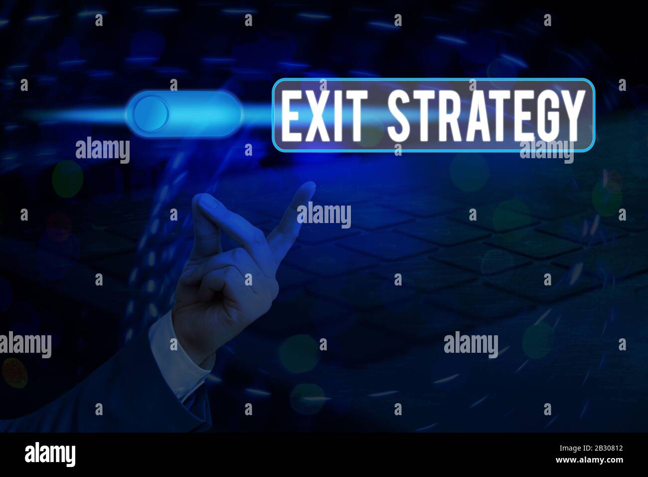 Word writing text Exit Strategy. Business photo showcasing Extricating ...