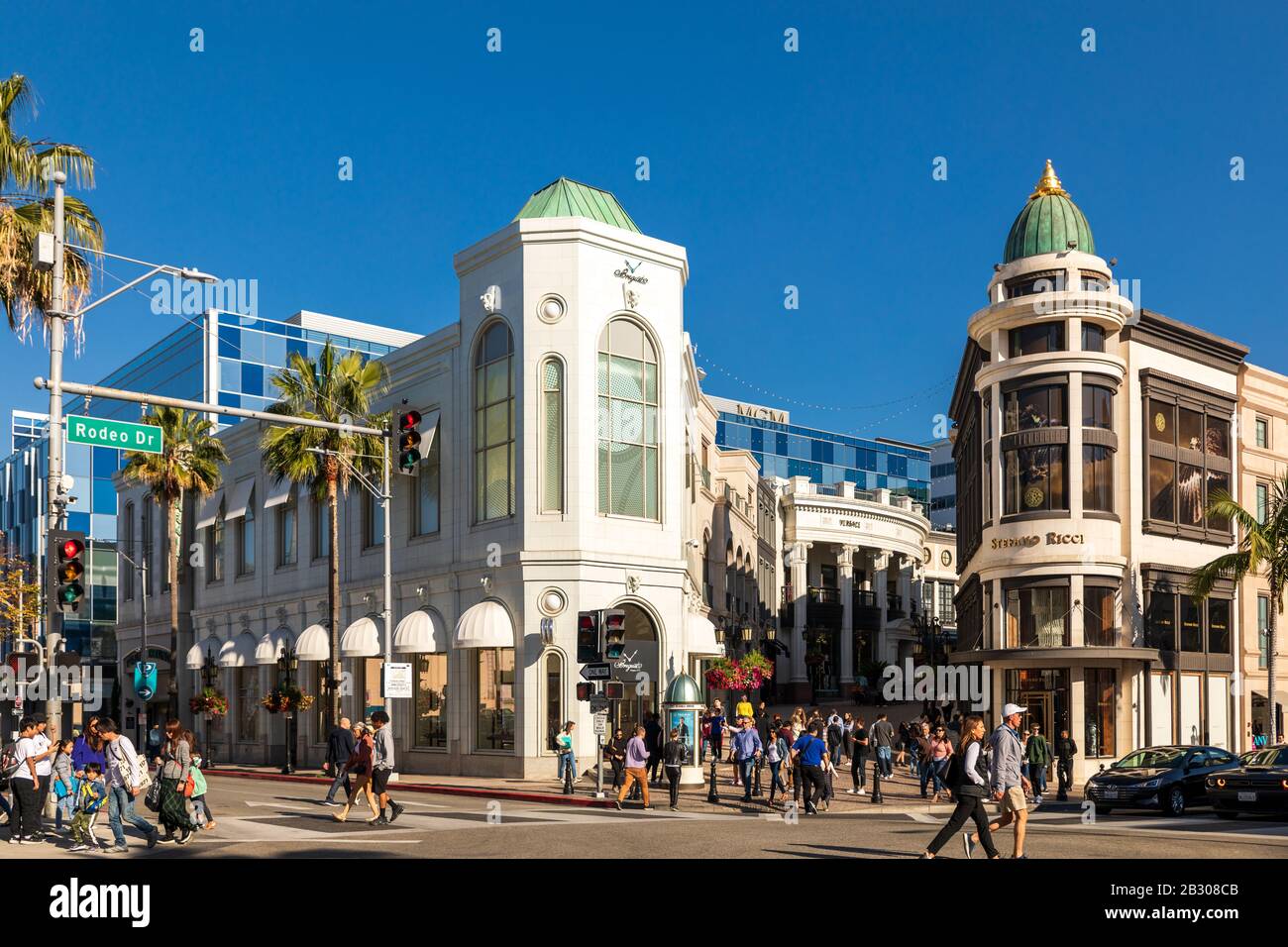 Rodeo drive beverly hills hi-res stock photography and images - Alamy