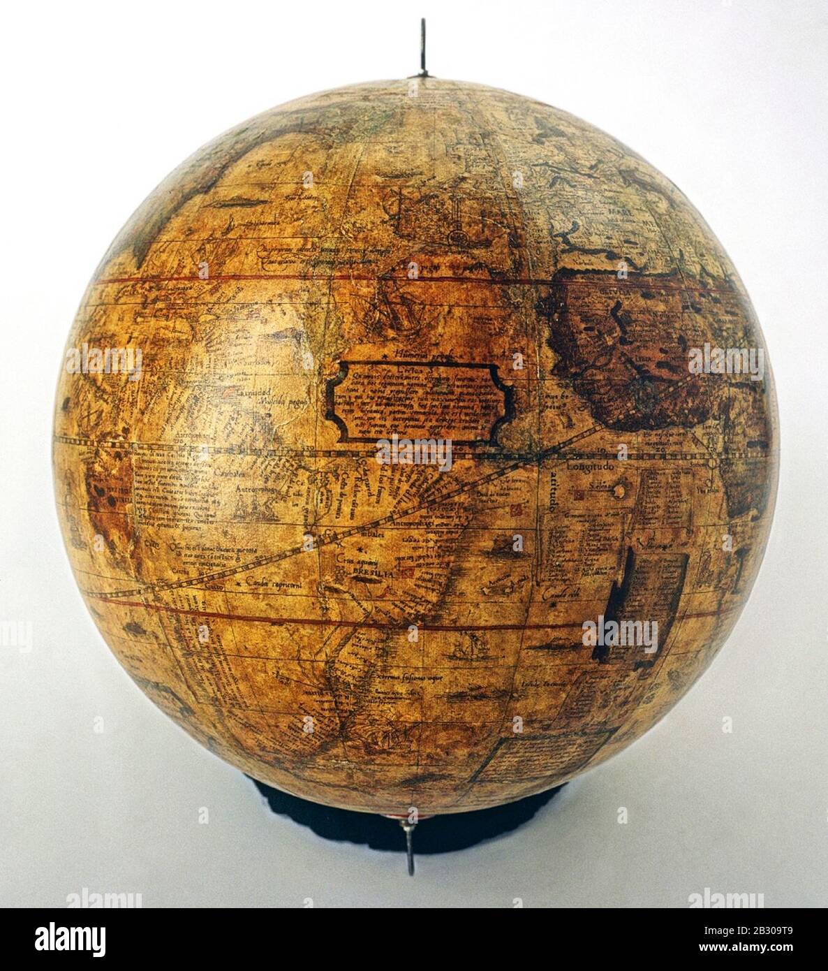 Gemma Frisius terrestrial globe (7 Stock Photo - Alamy