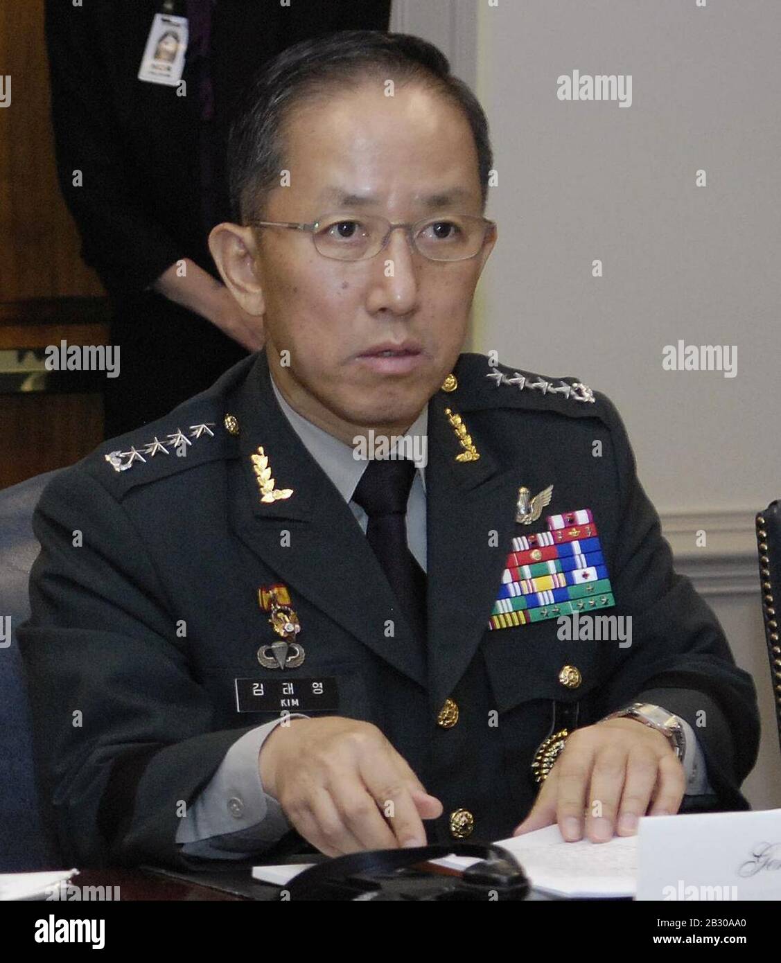 GEN Kim Tae-Young Stock Photo - Alamy