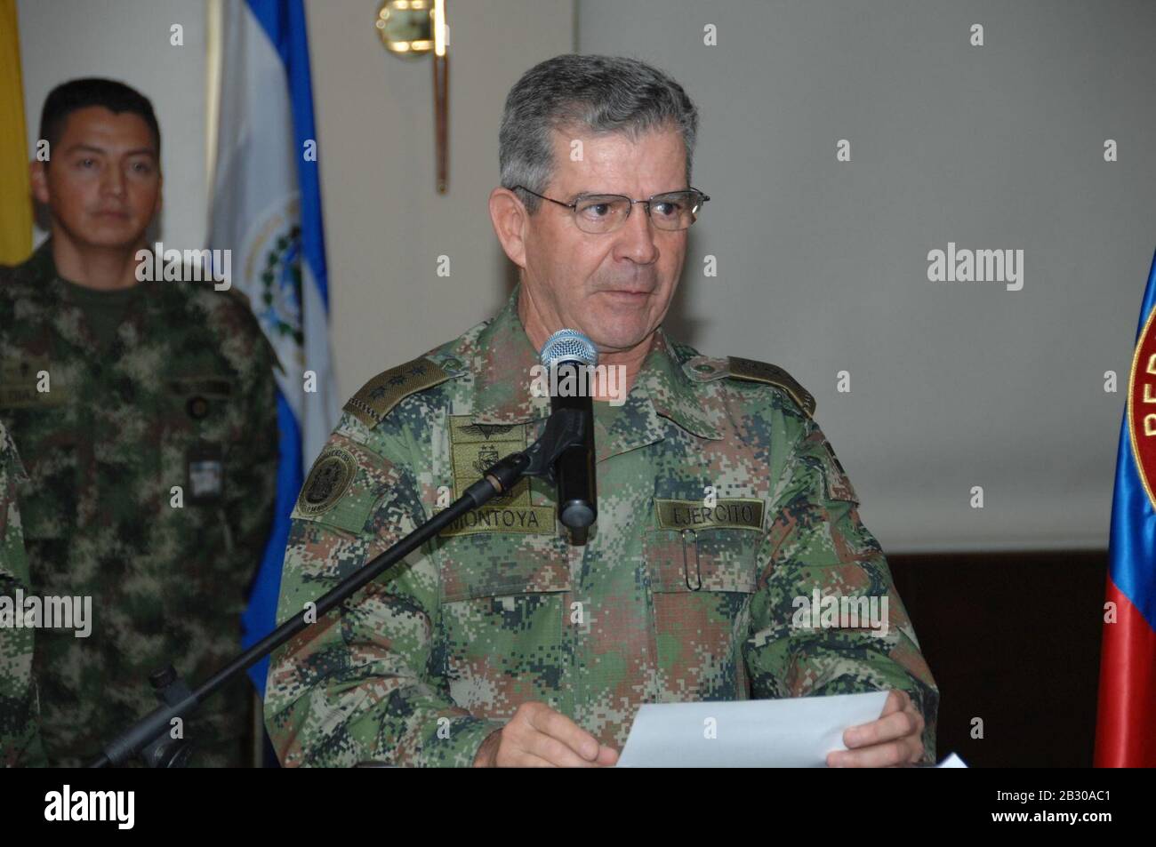 Gen Mario Montoya Stock Photo - Alamy