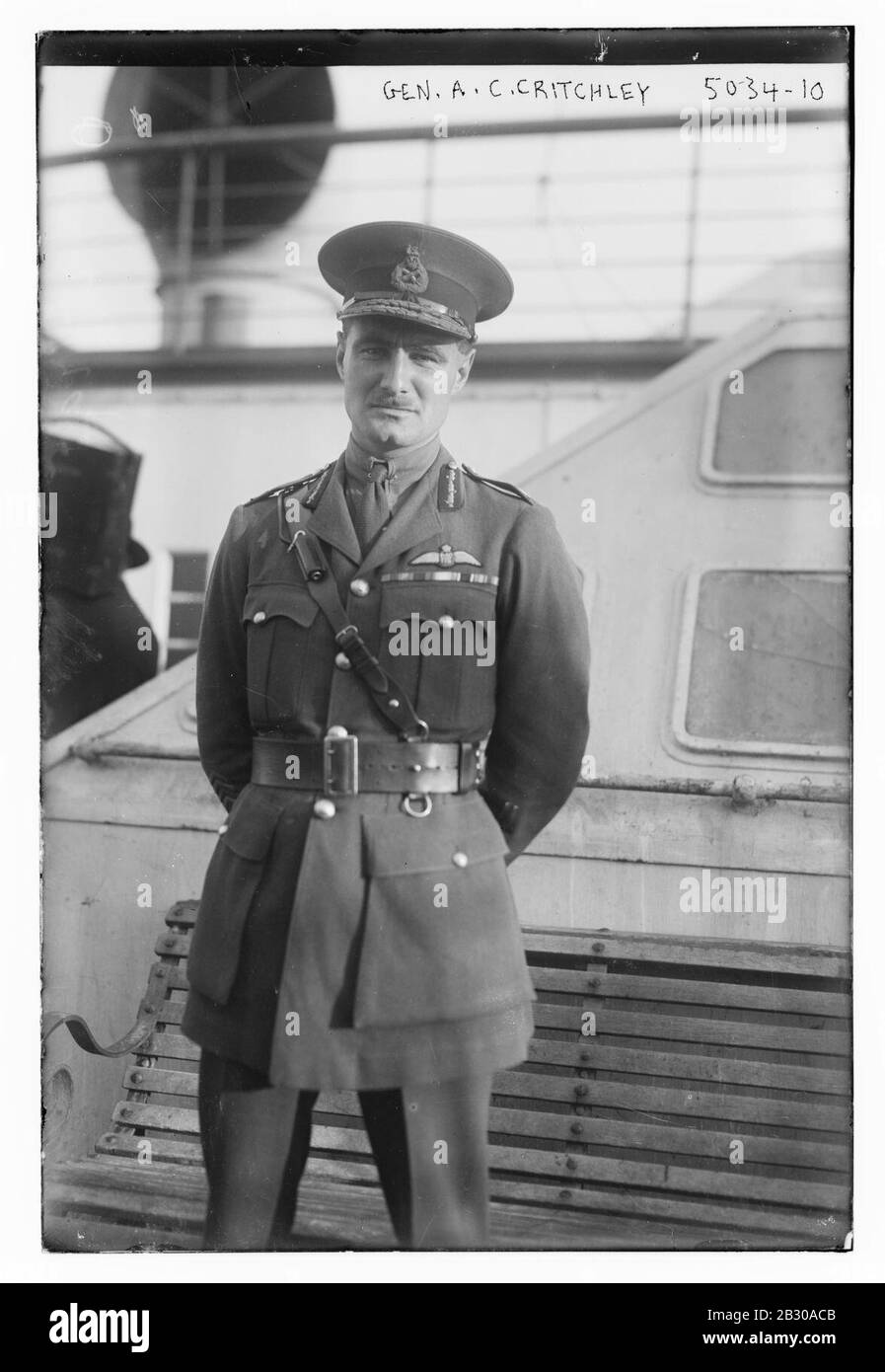 Gen. A. C. Critchley Stock Photo - Alamy