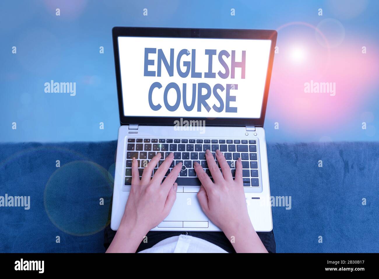 Handwriting text English Course. Conceptual photo courses cover all ...