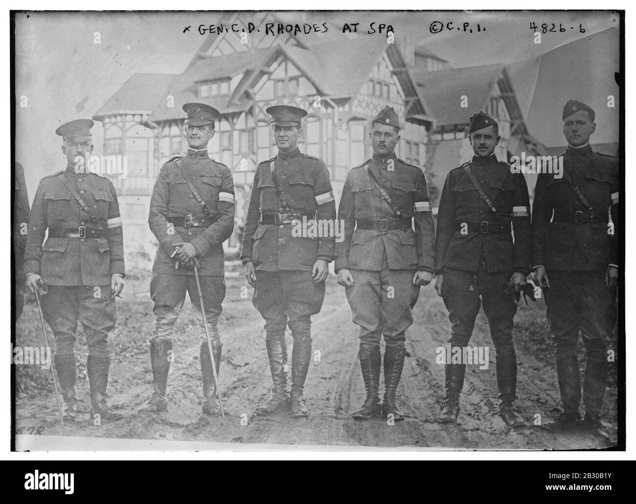 Gen. C.D. Rhoades at Spa Stock Photo - Alamy