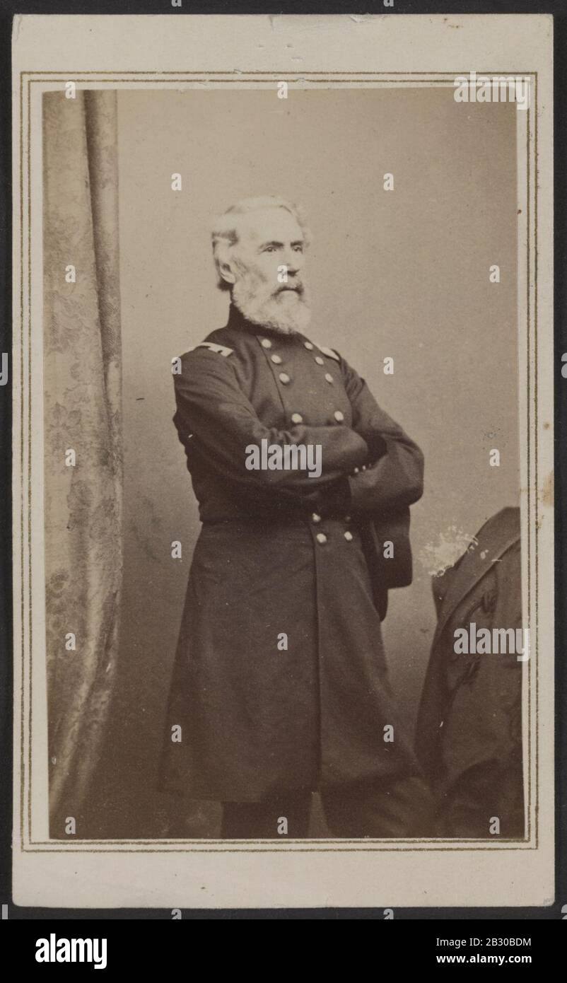 Gen. Edwin Vose Sumner of General Staff Regular Army Infantry Regiment ...