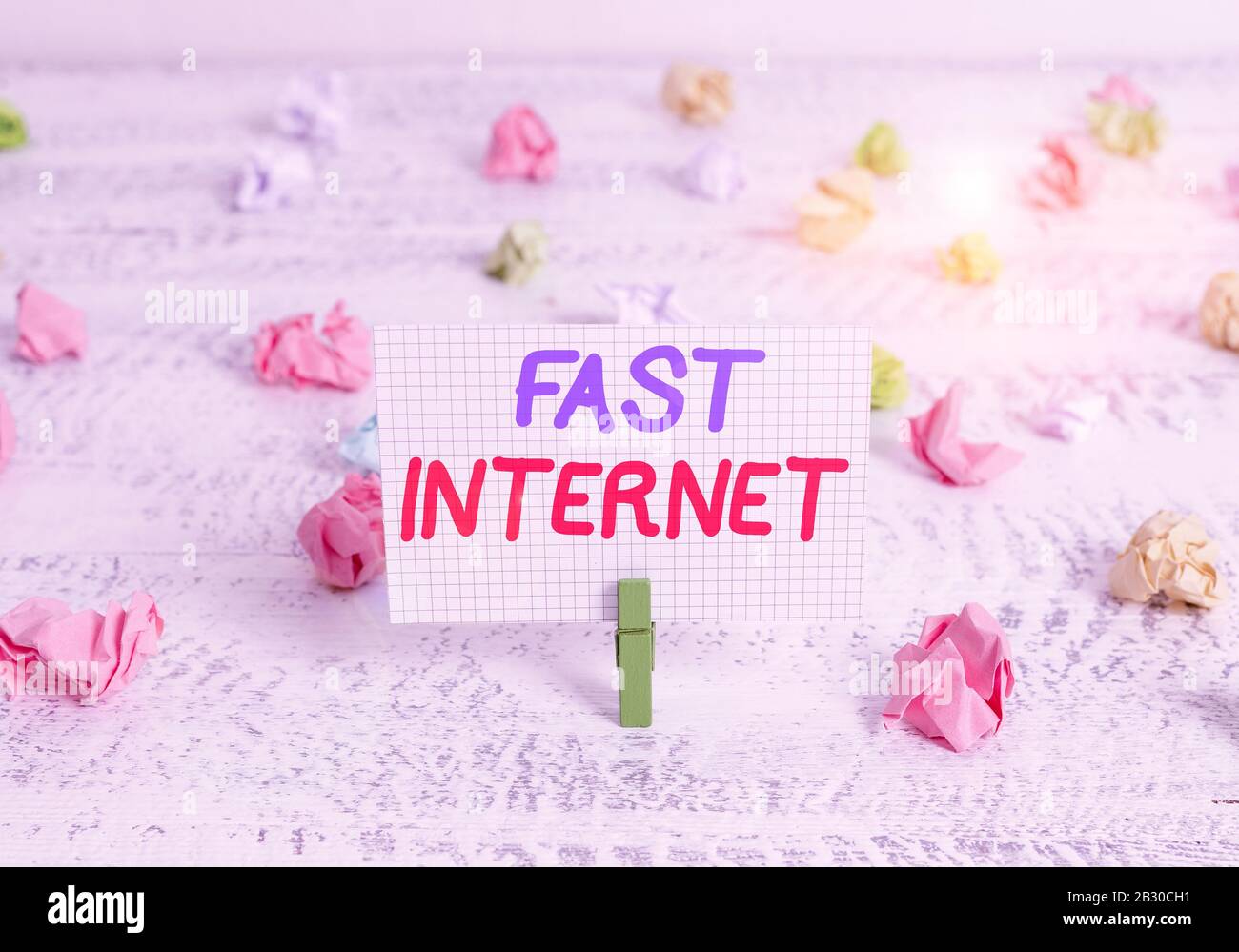 Conceptual hand writing showing Fast Internet. Concept meaning term ...