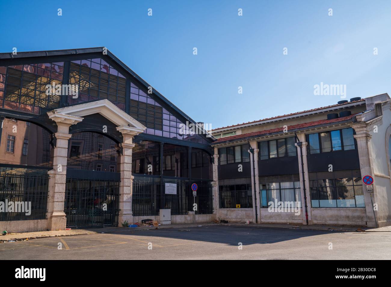 Classic large industrial complex warehouse renovated and remodeled ...
