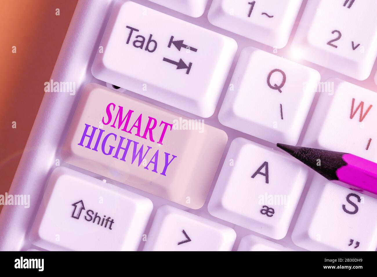 Handwriting text writing Smart Highway. Conceptual photo Highways that ...