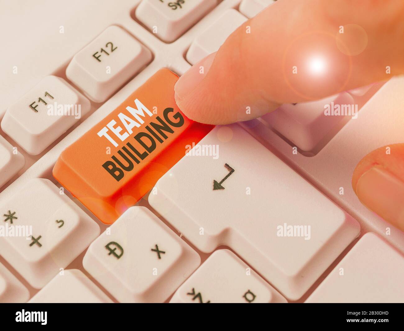Word writing text Team Building. Business photo showcasing activities ...