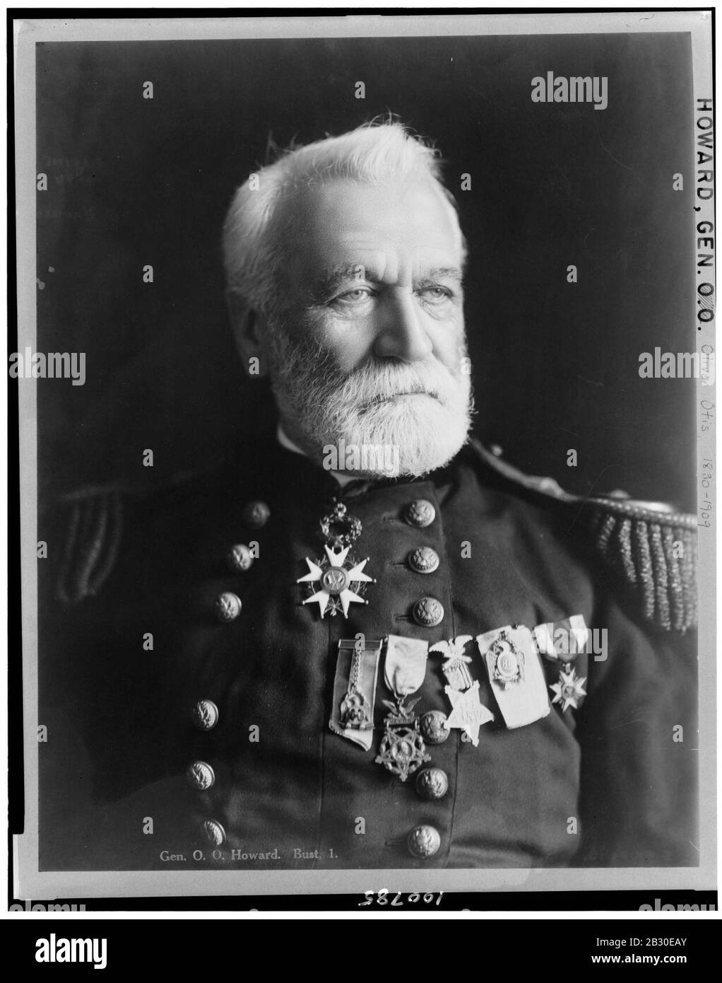 Gen. O.O. Howard. Bust, 1 Stock Photo - Alamy