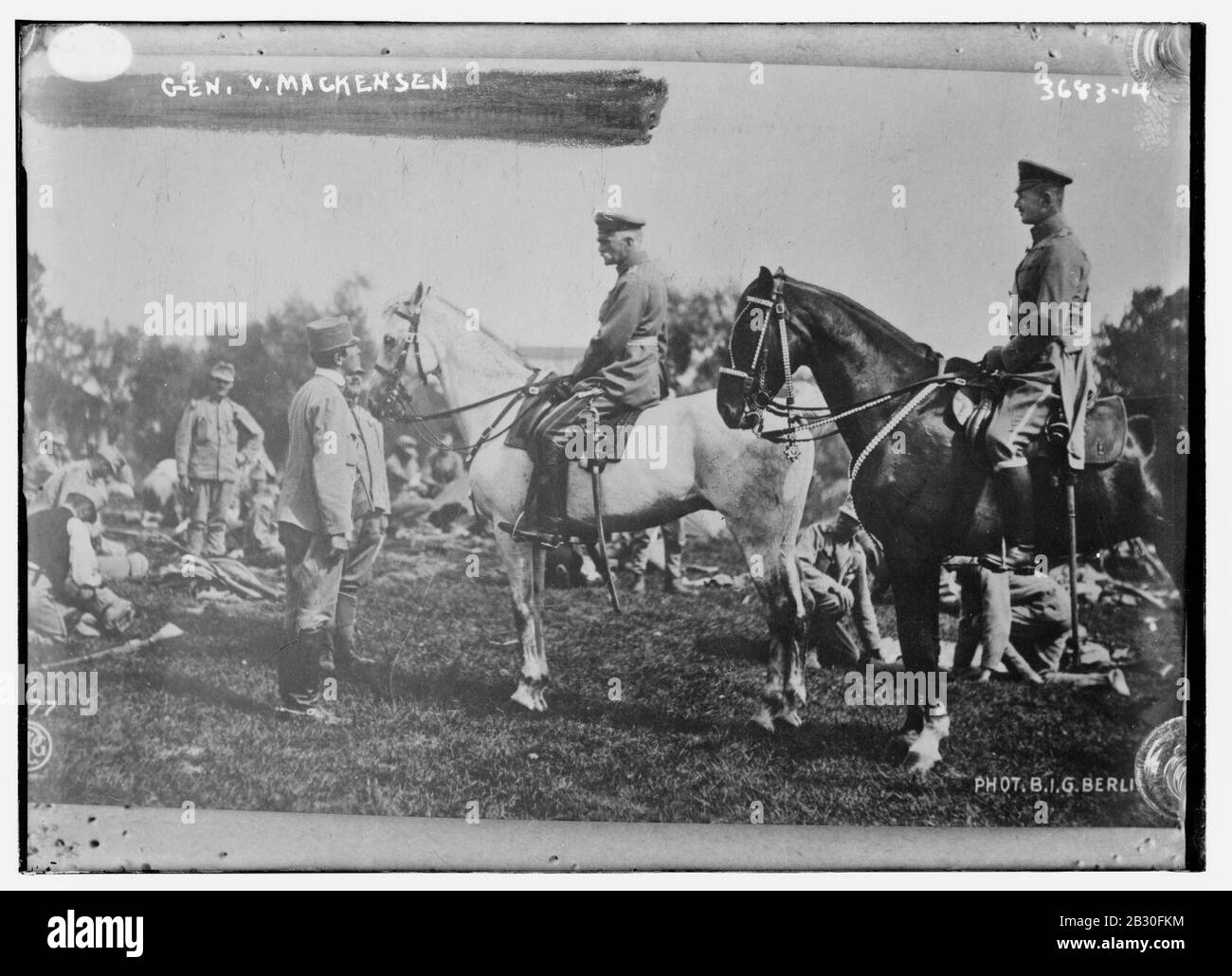 Gen. V. Mackensen Stock Photo - Alamy