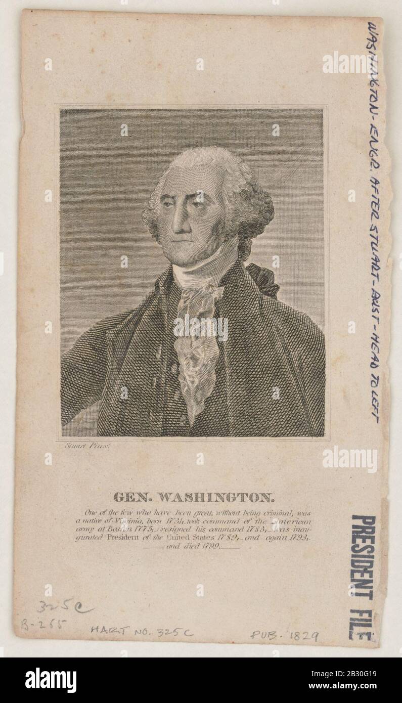 Gen washington hi-res stock photography and images - Alamy