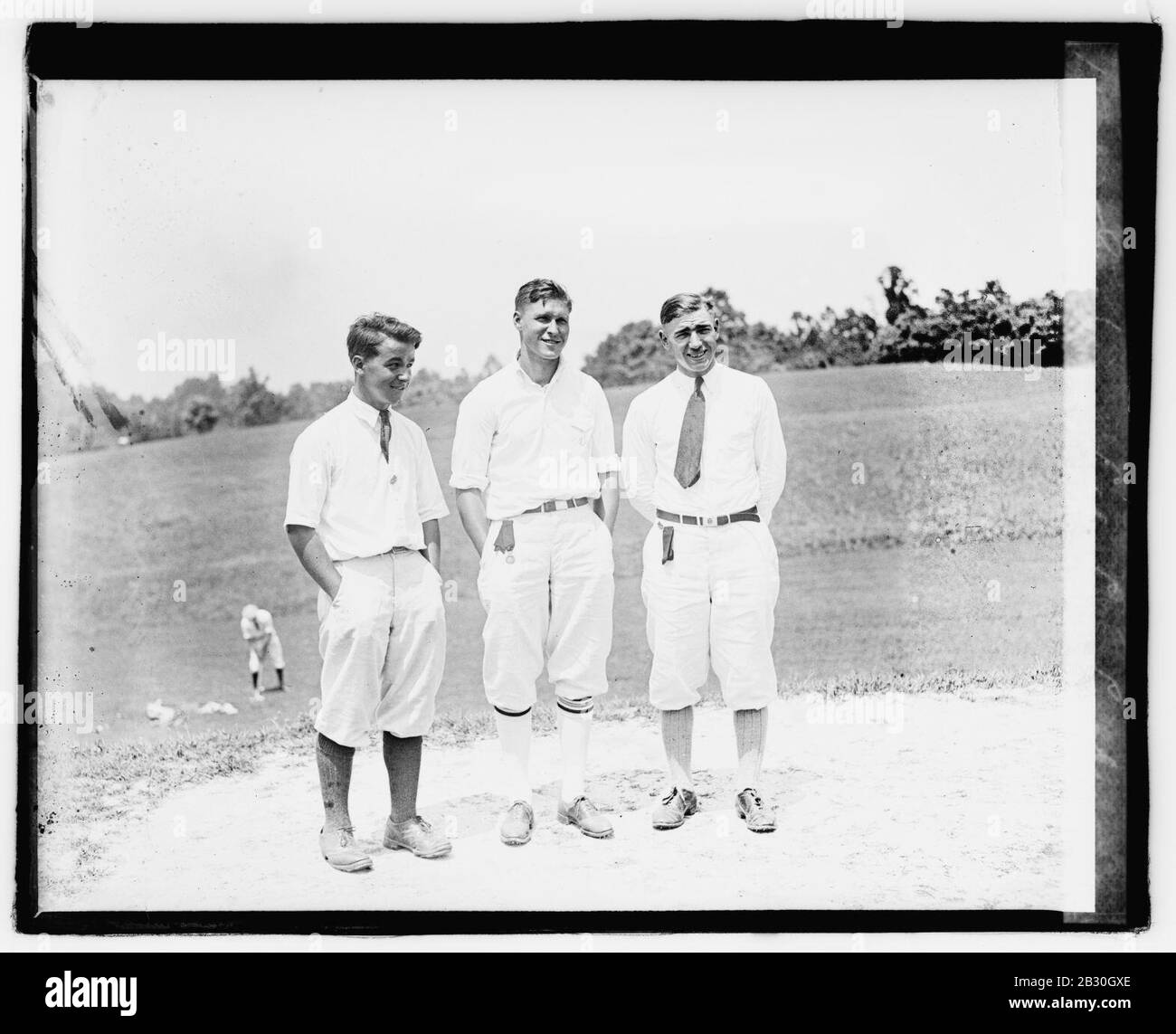 Gene Sarazen, Eddie Loos, Leo Diegel Stock Photo - Alamy
