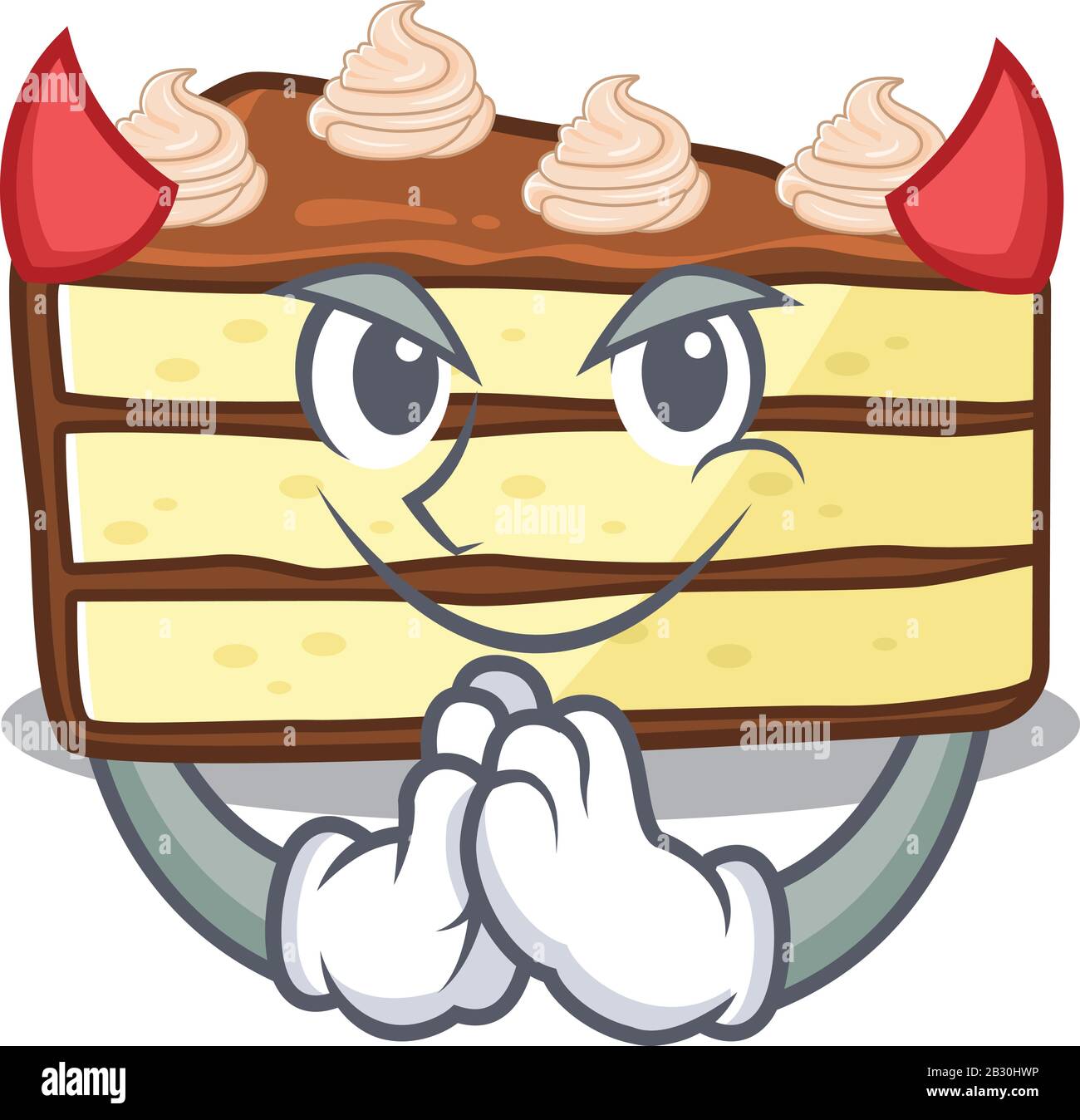 Chocolate cake garnish Stock Vector Images - Alamy