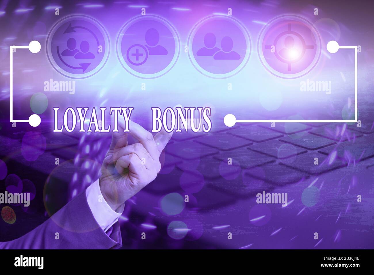Conceptual hand writing showing Loyalty Bonus. Concept meaning reward ...