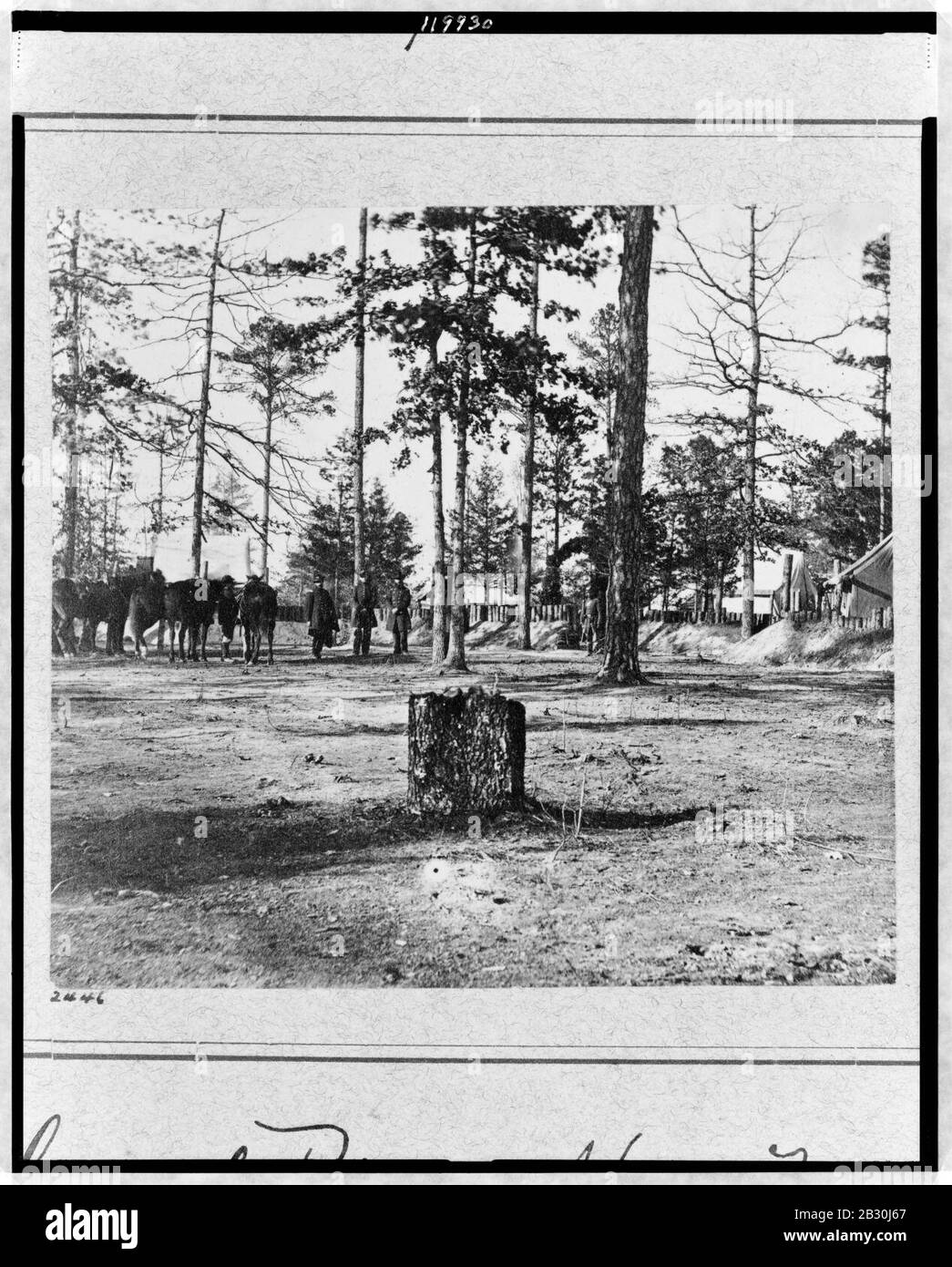 General Birney's Head Quarters, 2d Division, 10th Corps Stock Photo - Alamy