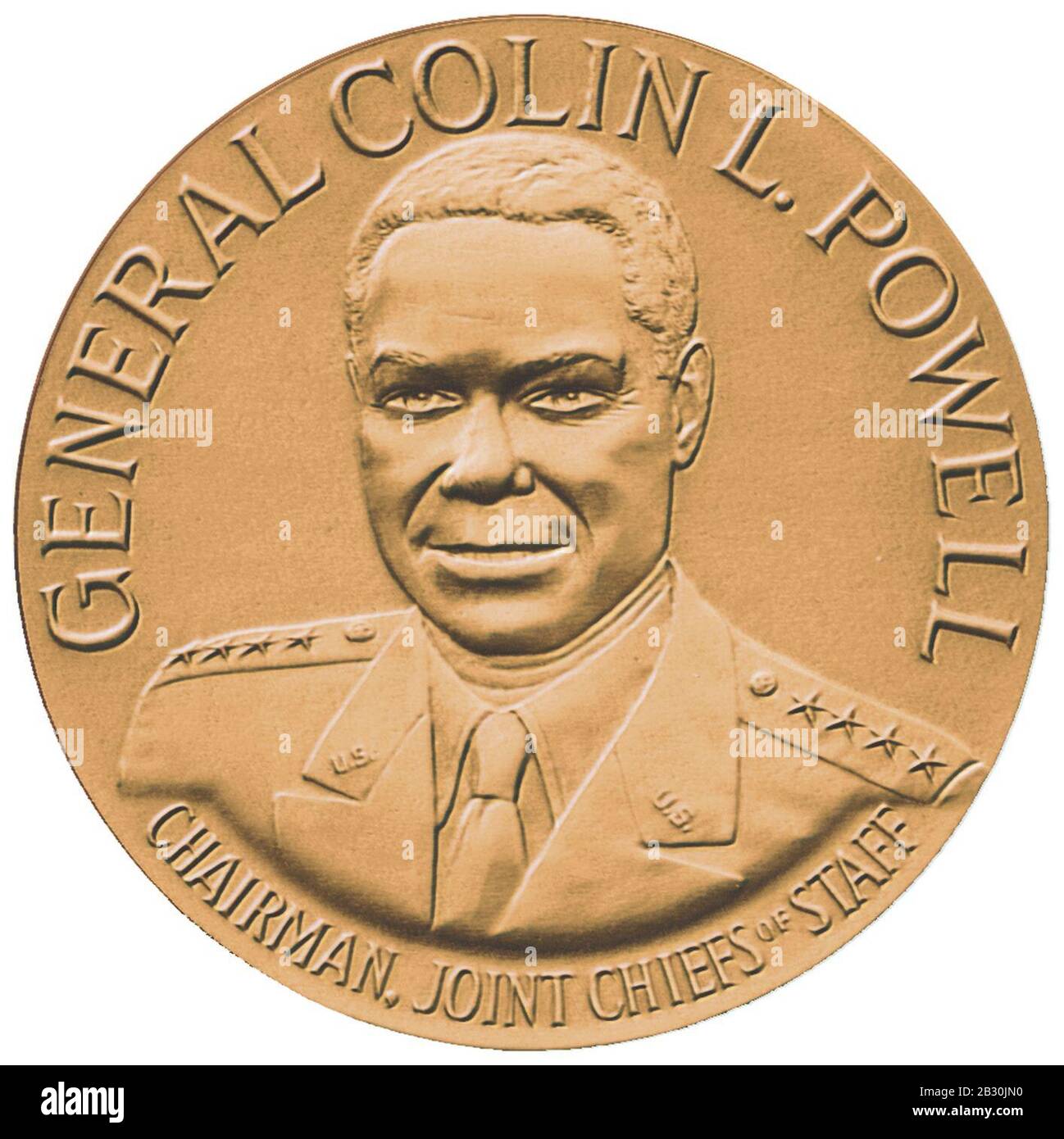 General Colin Powell Congressional Gold Medal Stock Photo - Alamy