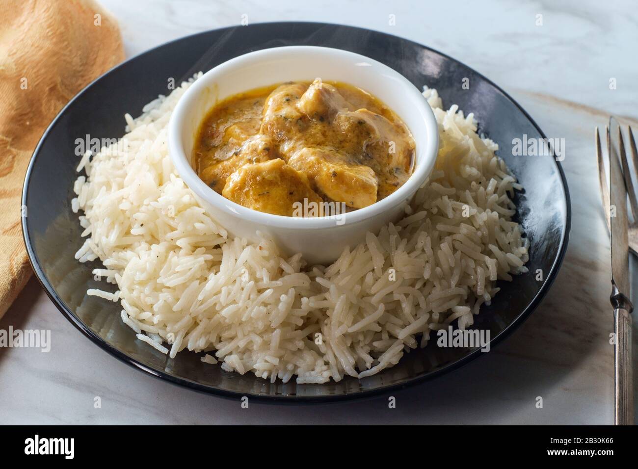 Creamy hyderabadi chicken curry hi-res stock photography and images - Alamy