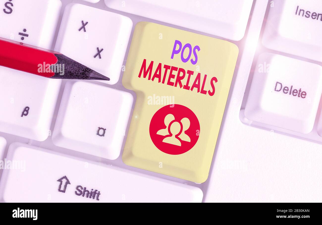 Pos materials hi-res stock photography and images - Alamy