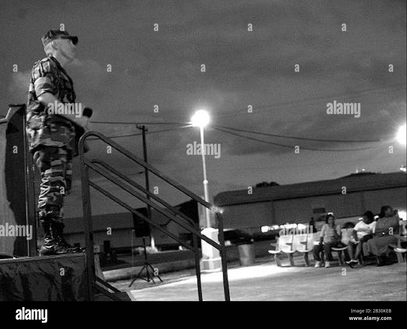 General Geoffrey Miller introduces himself Stock Photo - Alamy