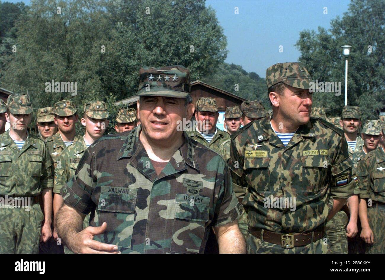 General George A. Joulwan Operation Endeavor Stock Photo - Alamy