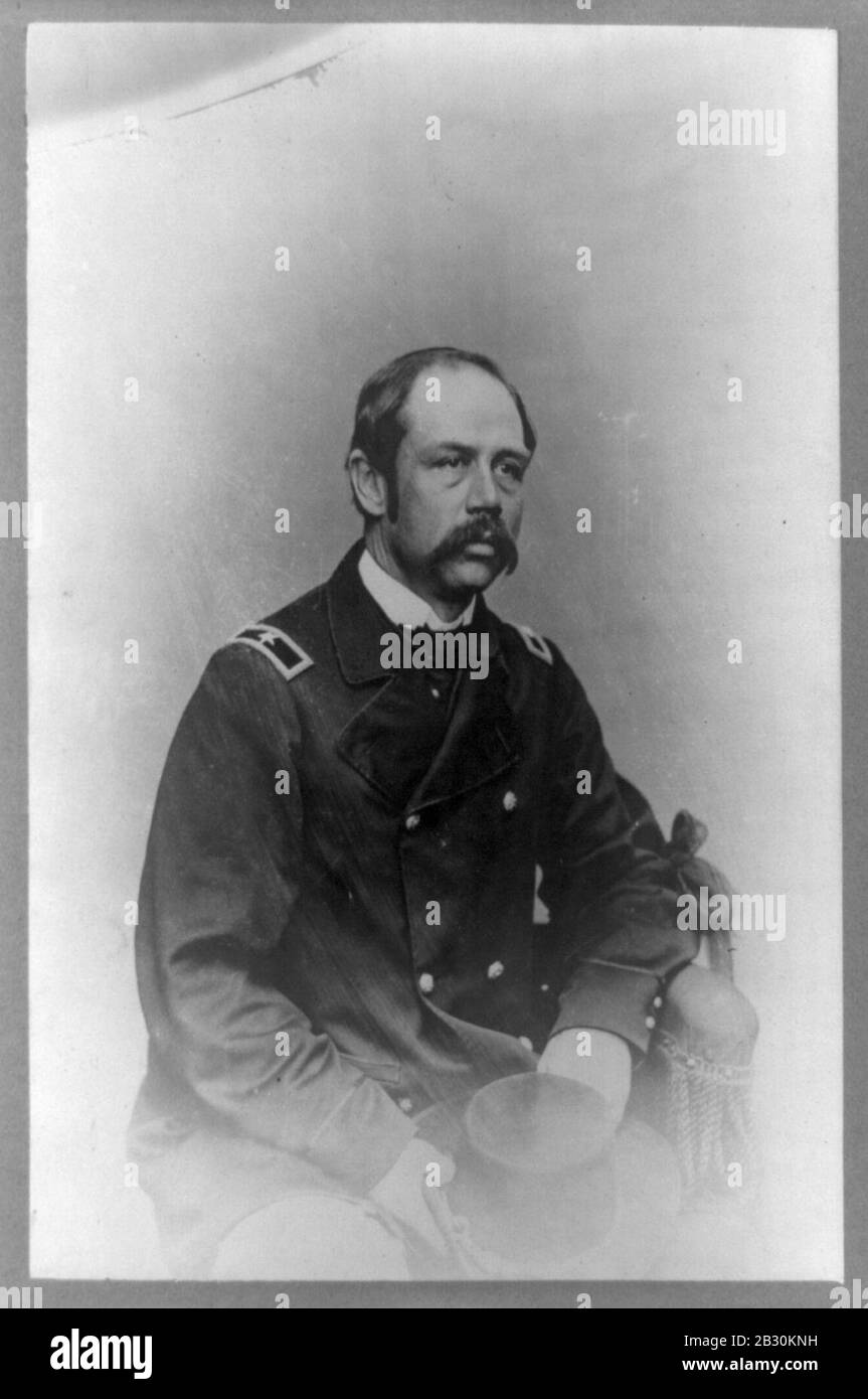 General George Henry Sharpe, three-quarter length portrait, seated ...