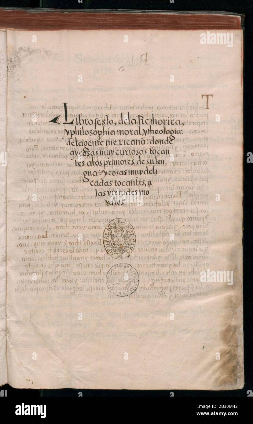 Florentine codex sahagun hi-res stock photography and images - Alamy