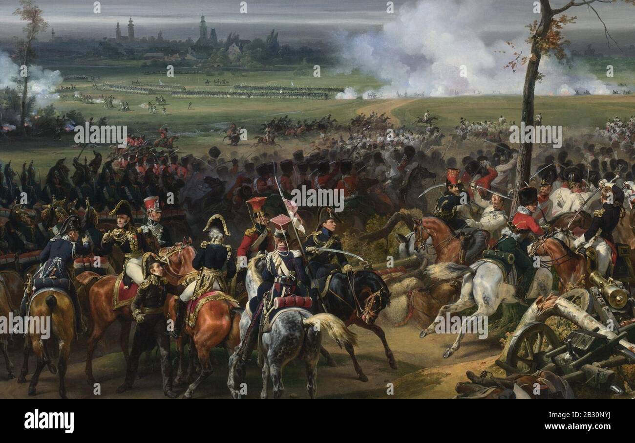 General Nansouty at the battle of Hanau Stock Photo - Alamy