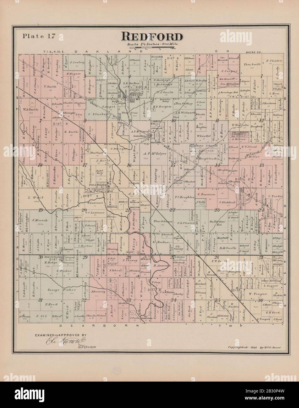 General official atlas of Wayne County, Michigan - containing general ...