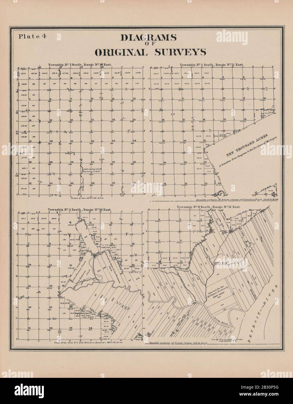 General official atlas of Wayne County, Michigan - containing general ...