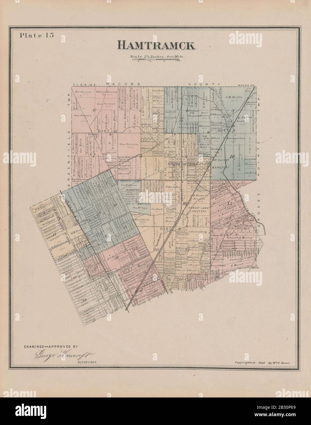 General official atlas of Wayne County, Michigan - containing general ...