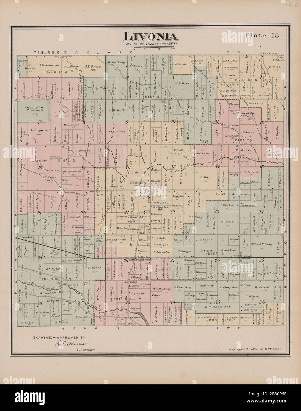 General official atlas of Wayne County, Michigan - containing general ...