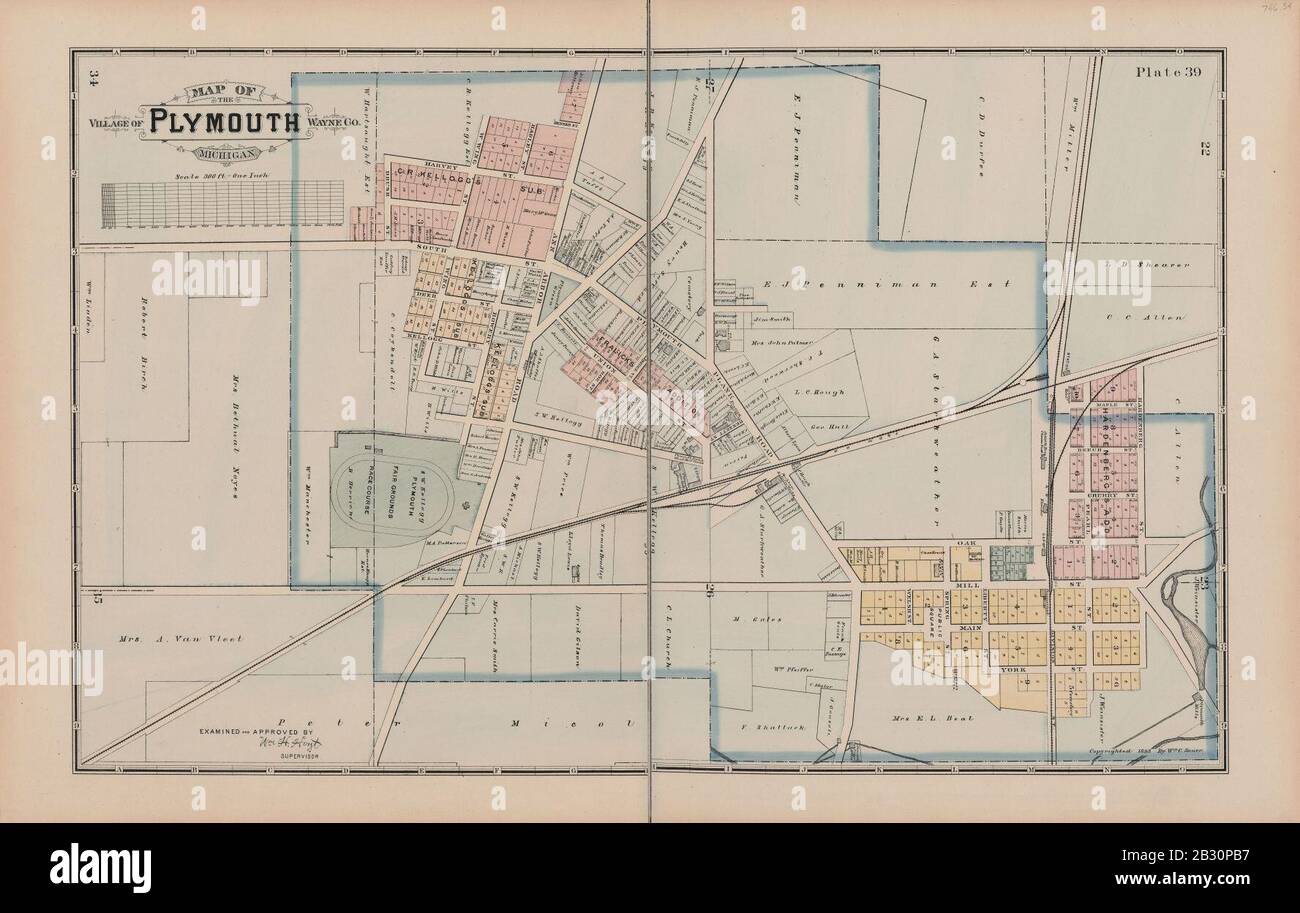 General official atlas of Wayne County, Michigan - containing general ...