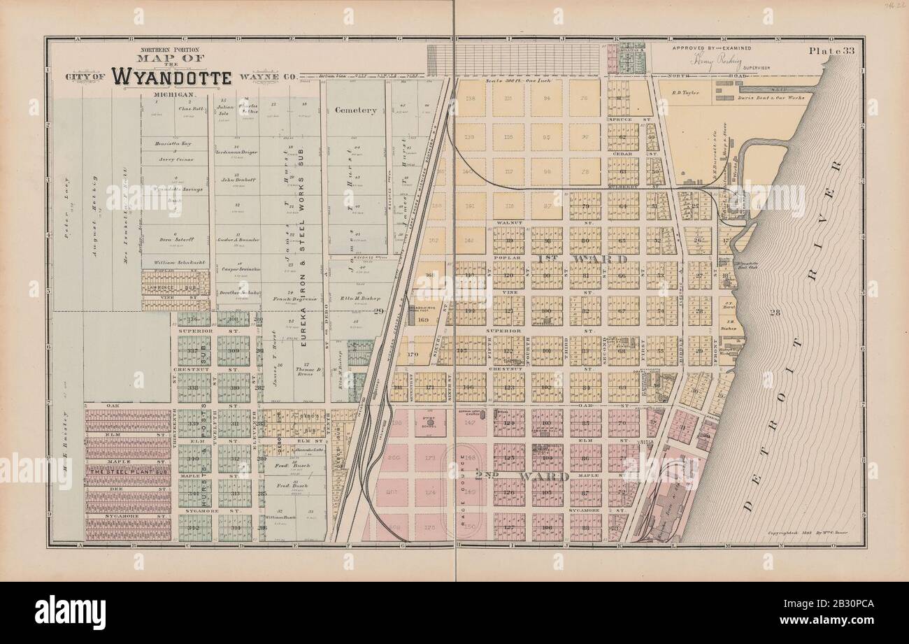 General official atlas of Wayne County, Michigan - containing general ...