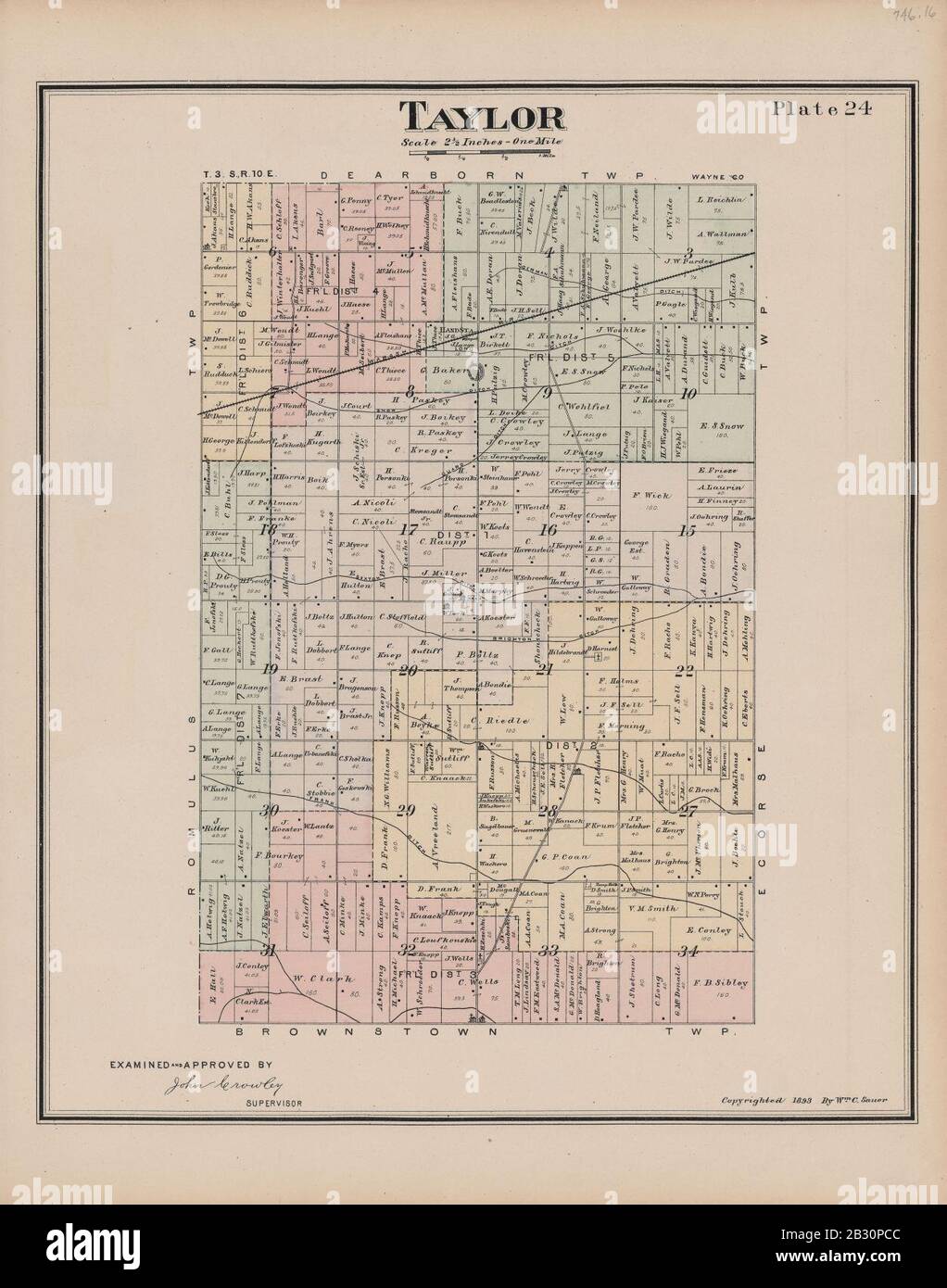 General official atlas of Wayne County, Michigan - containing general ...